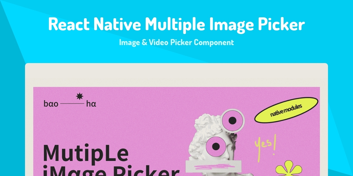 React Native Multiple Image Picker Image And Video Picker Component
